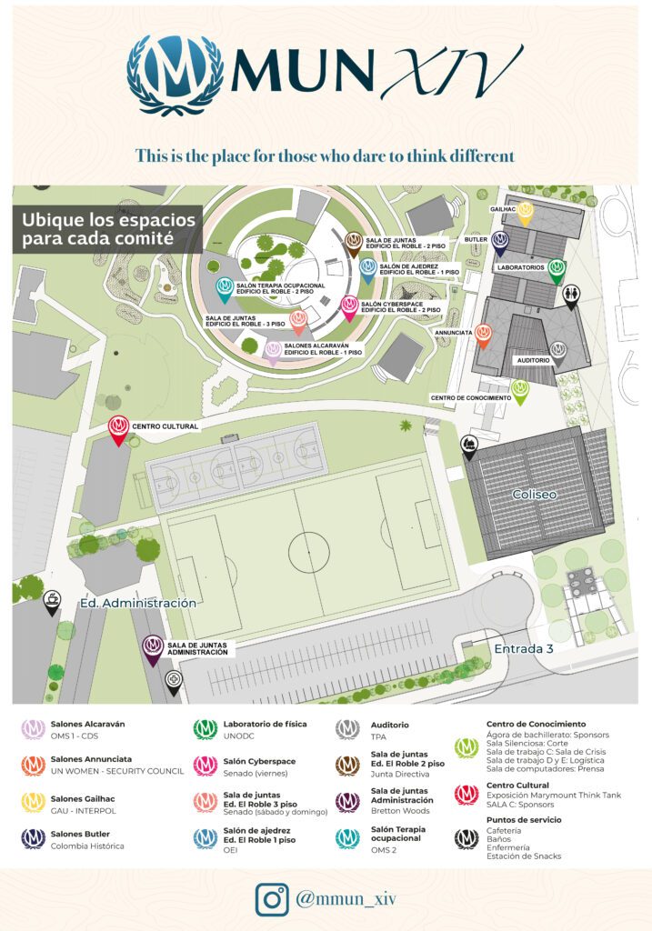 MMUN XIV - Información general | Colegio Marymount Bogotá